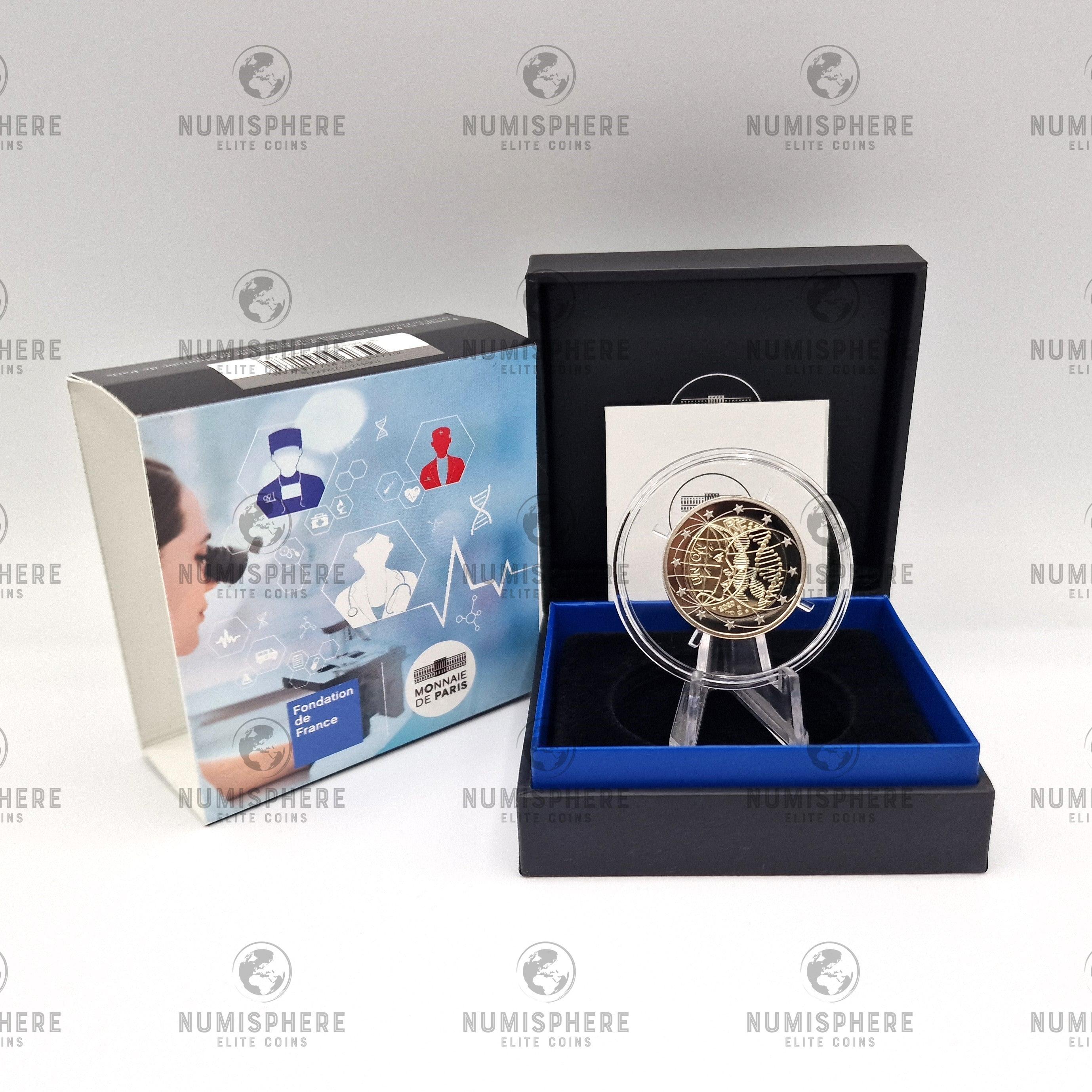 2020 Investigação Médica - 2€ França Proof – Numisphere - Elite Coins