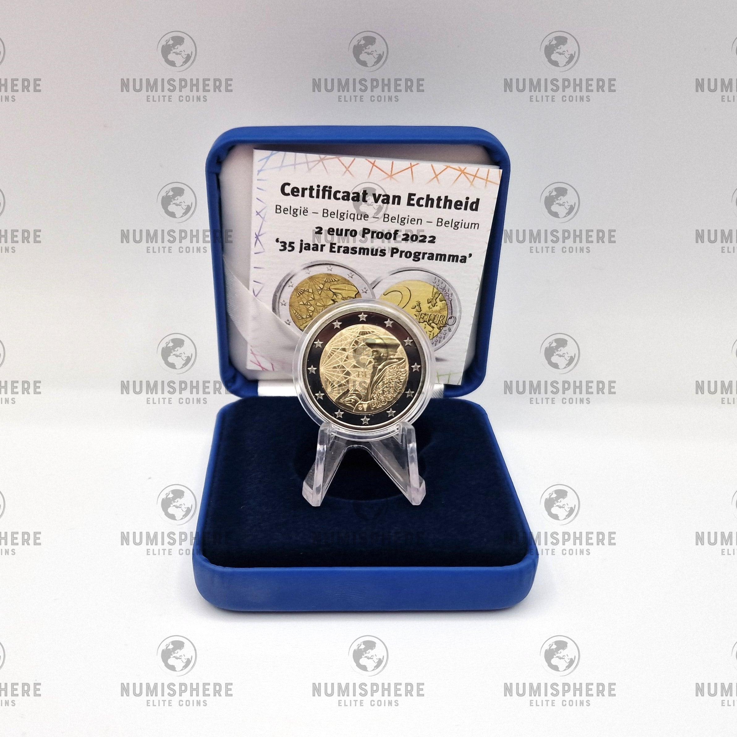 2022 Erasmus - 2€ Belgium Proof – Numisphere - Elite Coins